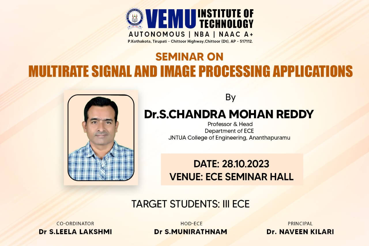 Home :: VEMU INSTITUTE OF TECHNOLOGY